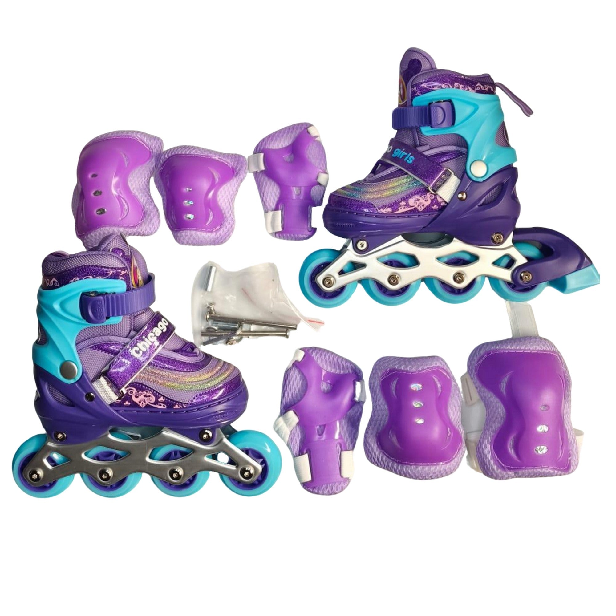 Patines chicago girls morado – Distrionline Luisfe Nieto SAS